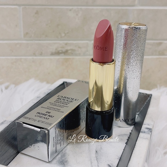 Lancome | Makeup | Lancome Labsolu Rouge Lipstick 6 Rose Nu Cream New ...